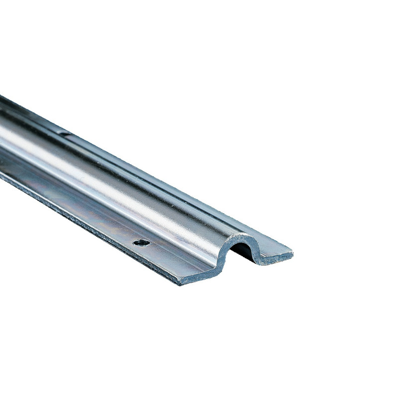 Rail à visser pour galet gorge ronde D19 largeur 80mm L 3m - COMUNELLO - 289G-MAX-Ø19.5-Sp3 ...