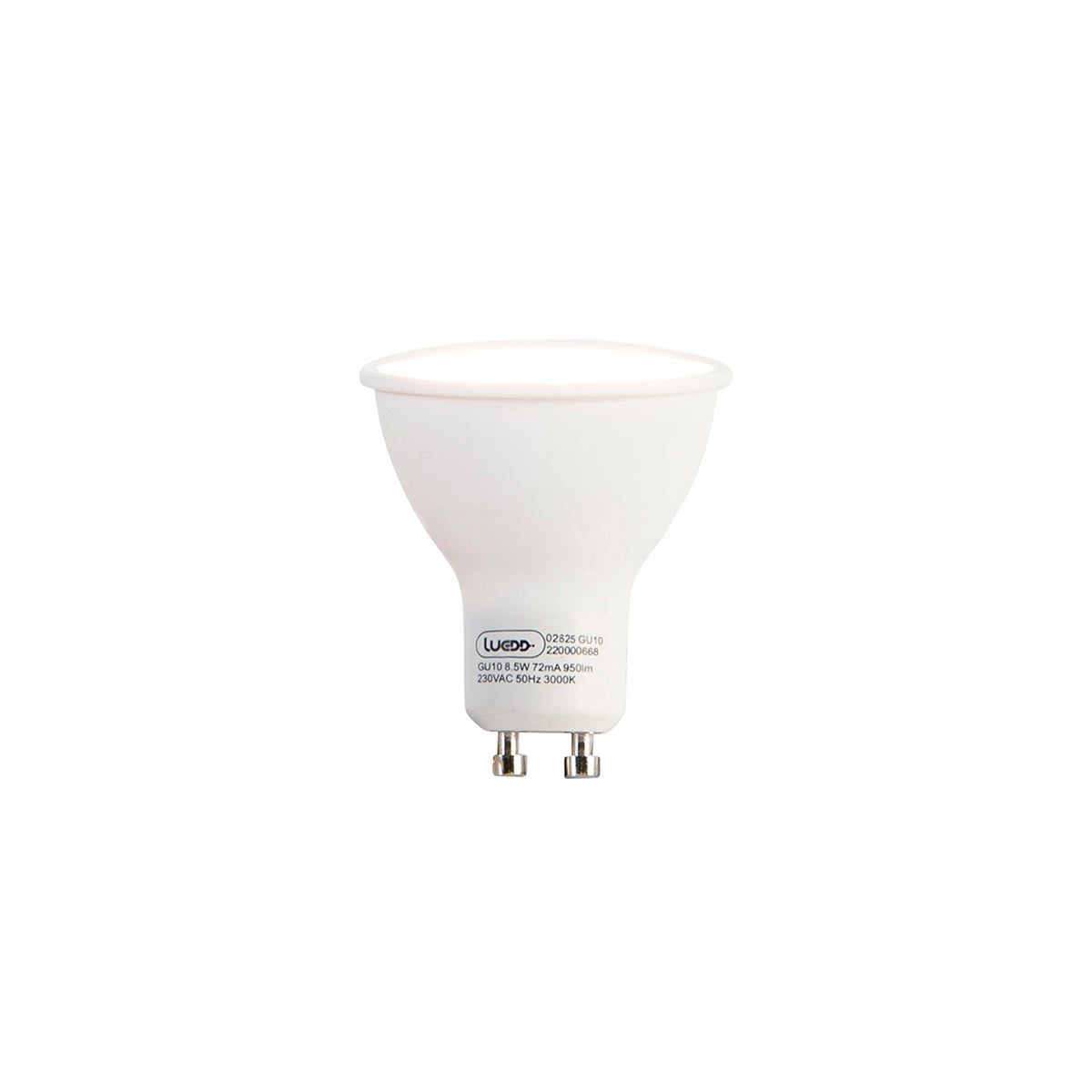 Bombilla LED GU10 50mm Opal 8.5W 950 lm 3000K | Leroy Merlin
