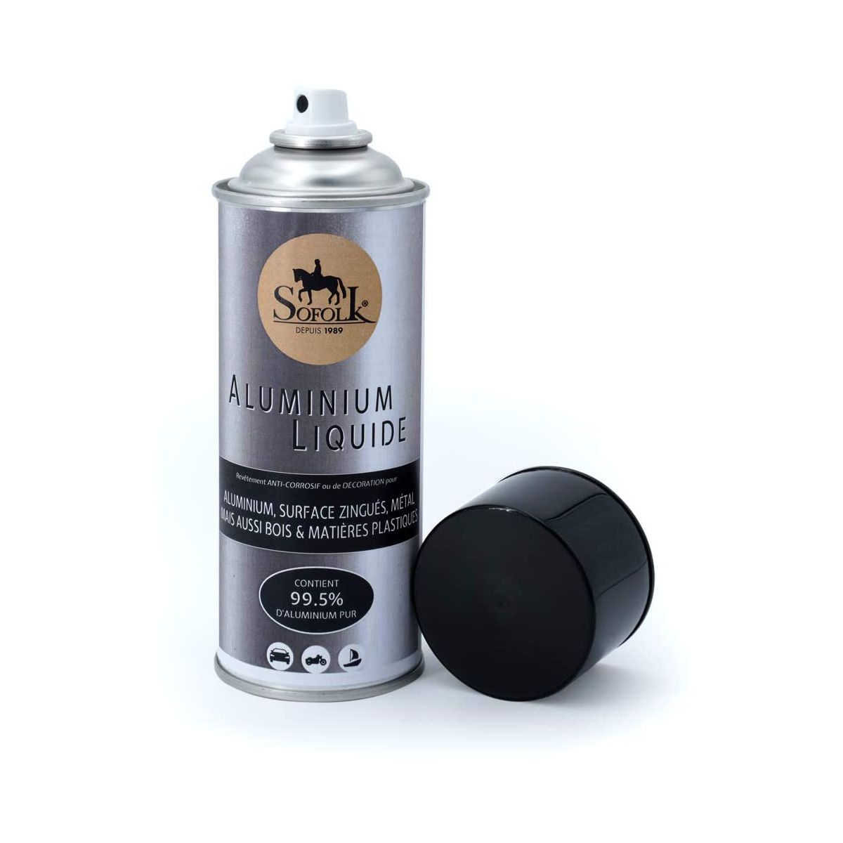 Aluminio líquido SOFOLK Aerosol 400ml | Leroy Merlin