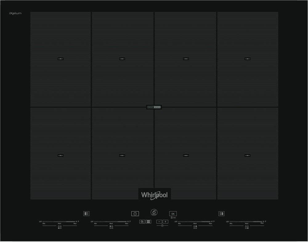 Whirlpool SMO 658C/NE hobs Negro Integrado Con placa de inducción 4 ...