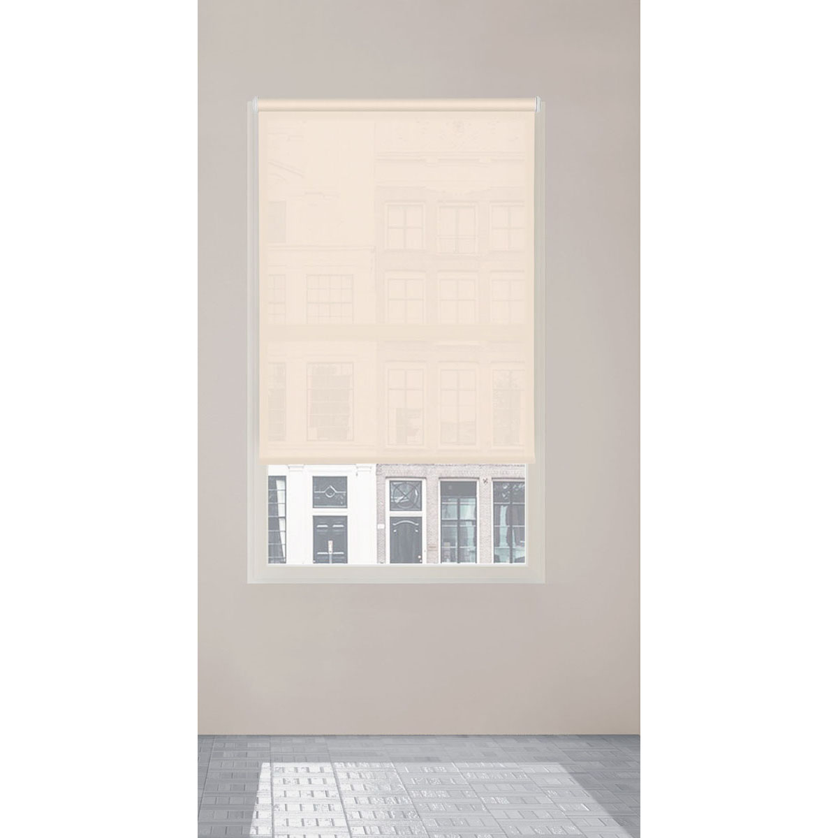 INSPIRE - Store enrouleur screen - l.60 x 190 cm - LINEN- Sable | Leroy ...
