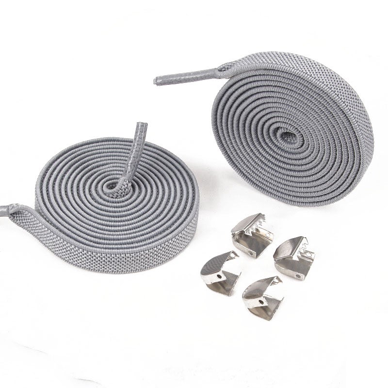 Lacci elastici con fibbia piatta (5 paia) LightGrey | Leroy Merlin