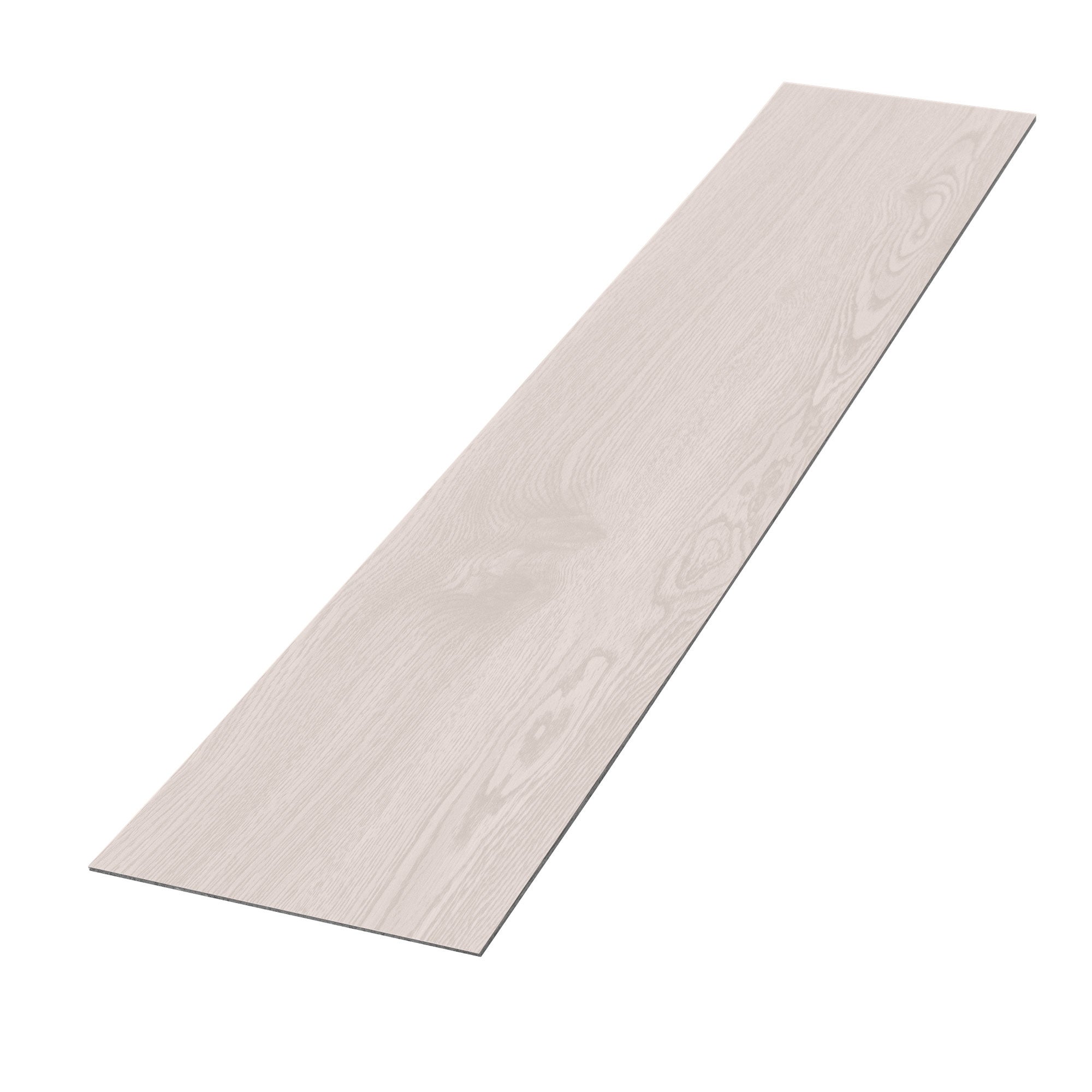 ML-Design Suelo vinílico de PVC 6,69m² color roble blanco 48x planchas sistema de click 91,5x15 ...
