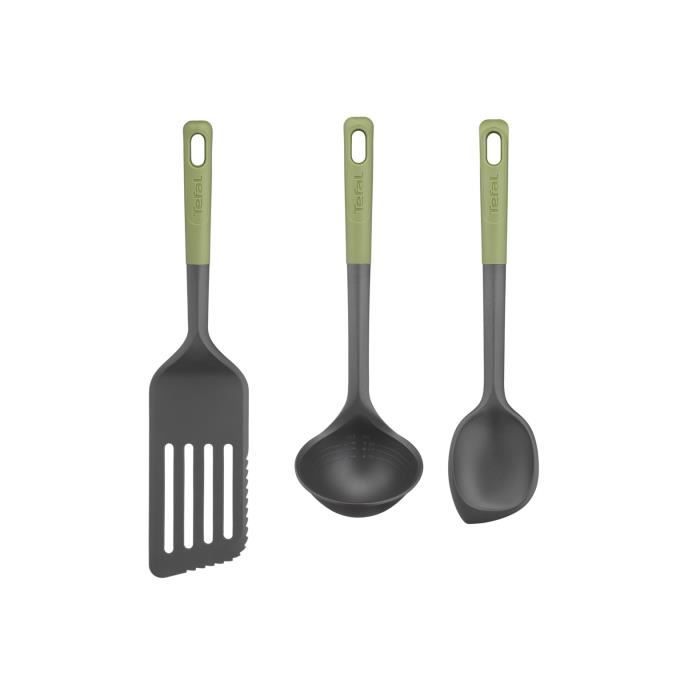 TEFAL Essential Espátula 2 en 1 + Espátula + Cucharón Graduado ...