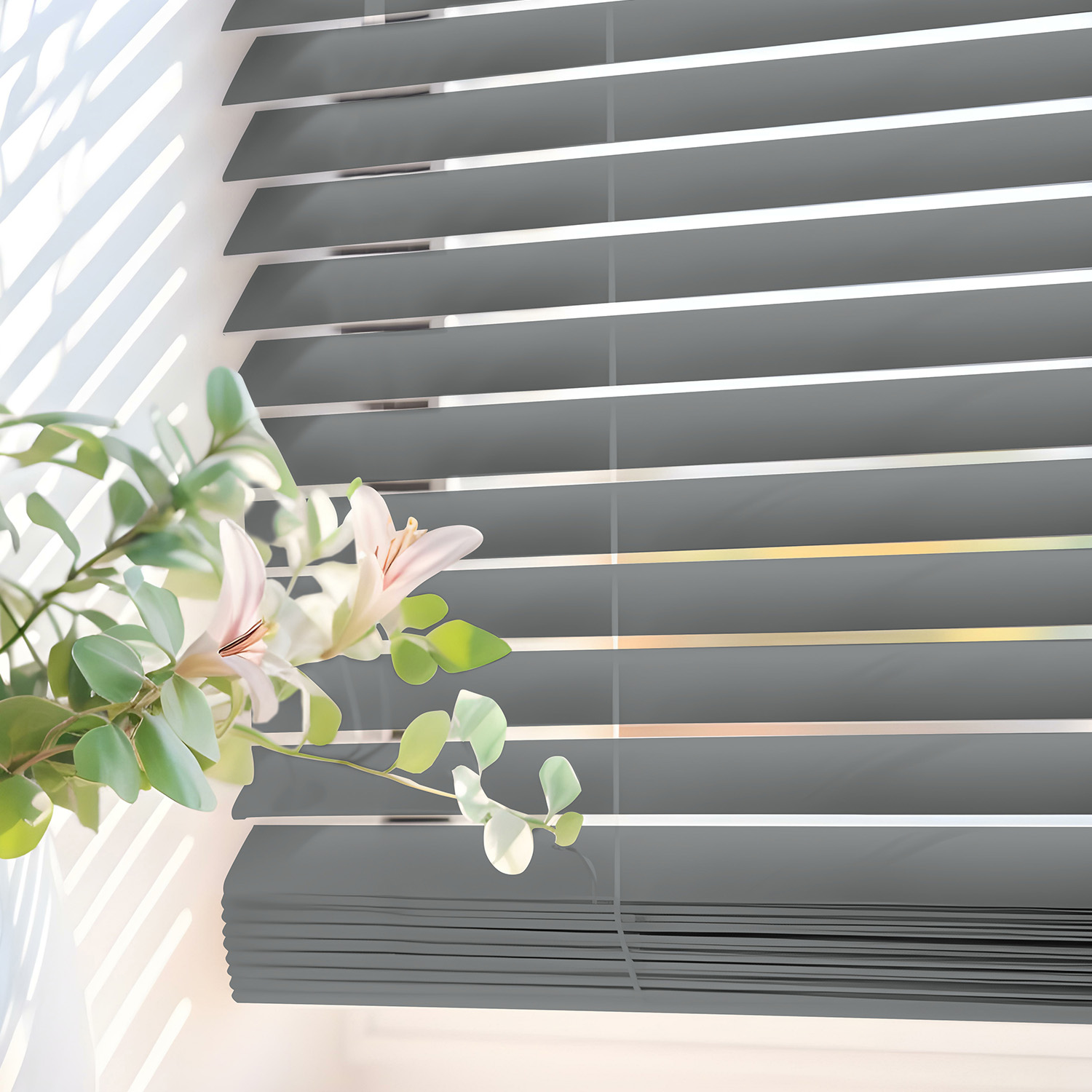 Stores Vénitiens en Aluminium avec Cordon Autobloquant Argent 135x250 ...