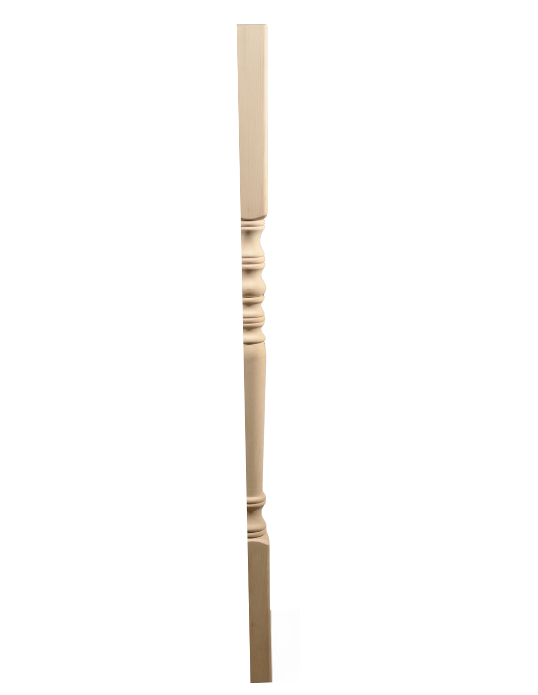 Demi Poteau Tourné En Bois Massif Pour Balustrade Pinl Cm | Leroy Merlin
