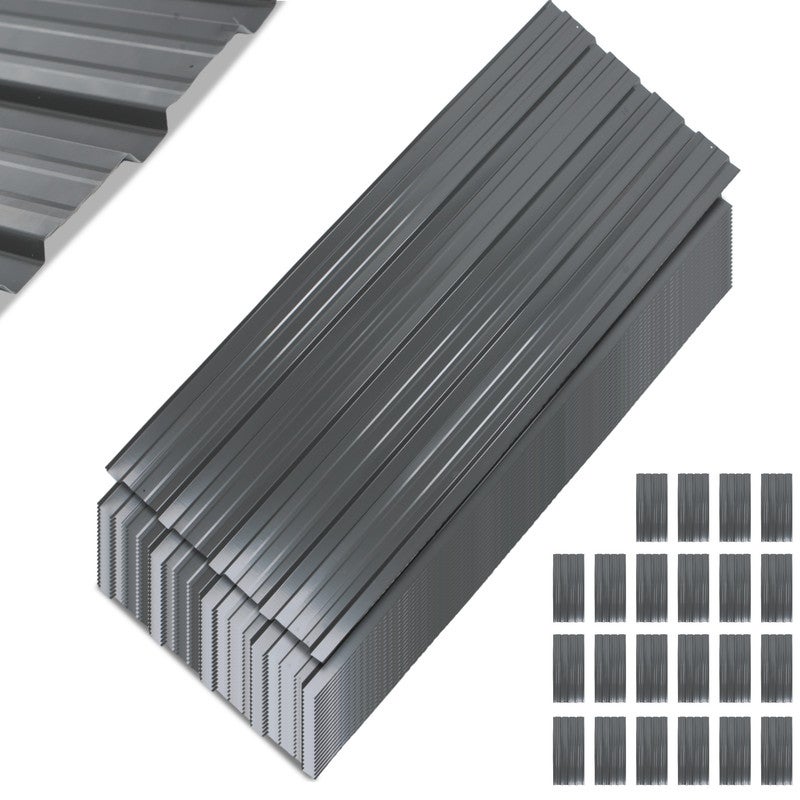 22x Chapa perfilada trapezoidal Chapa metálica para techo Paneles de ...