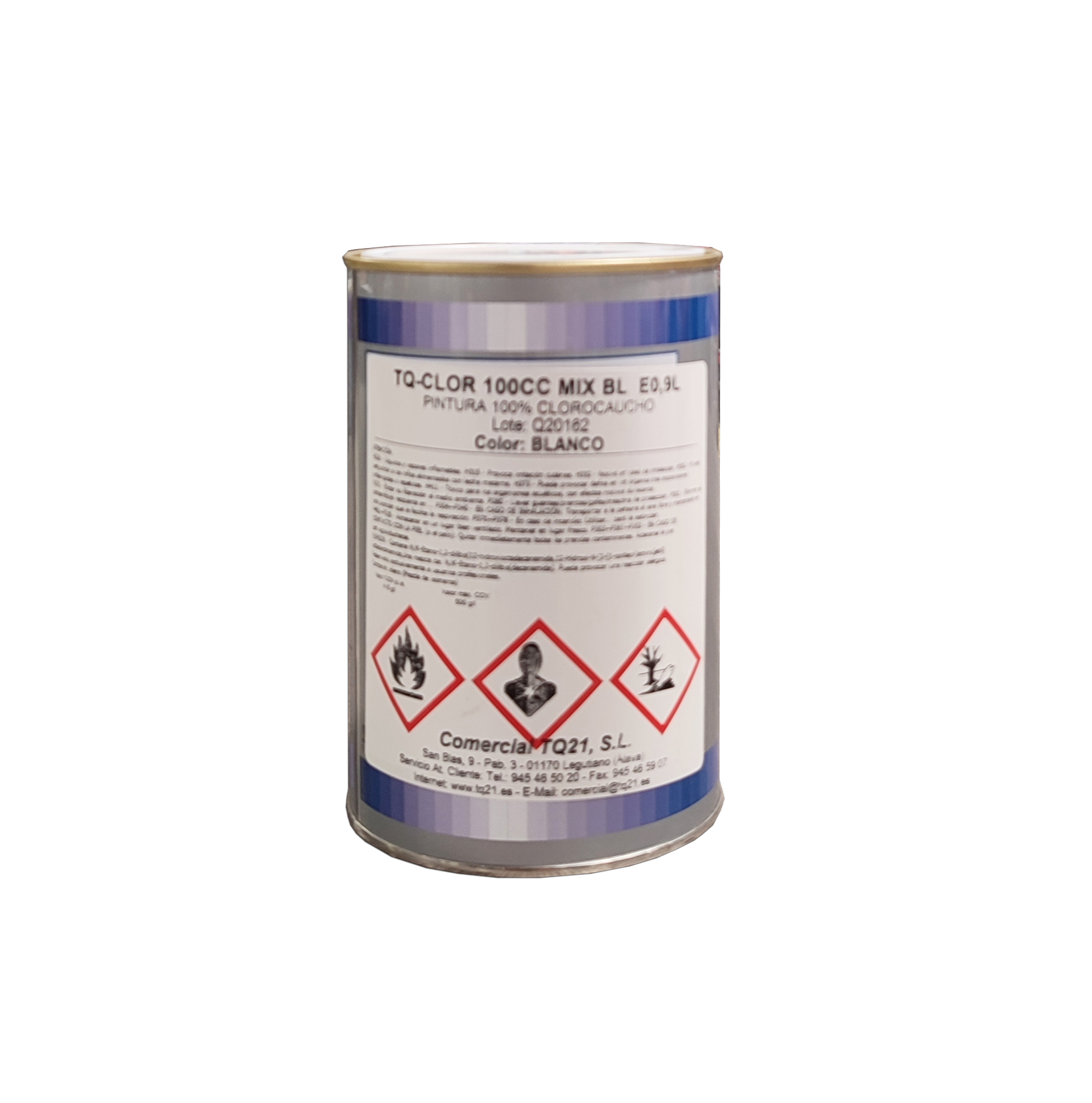 PINTURA CLOROCAUCHO SUELOS CARTA RAL 1 LT - RAL 5007 Azul brillante ...