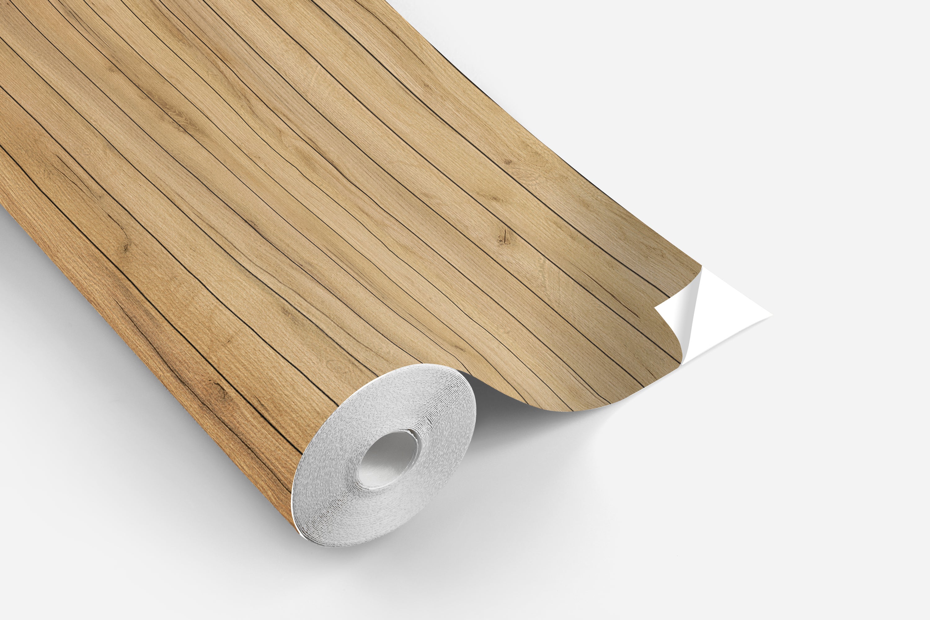 Rollo sticker Tablas Madera Marrón 100x200 cm | Leroy Merlin