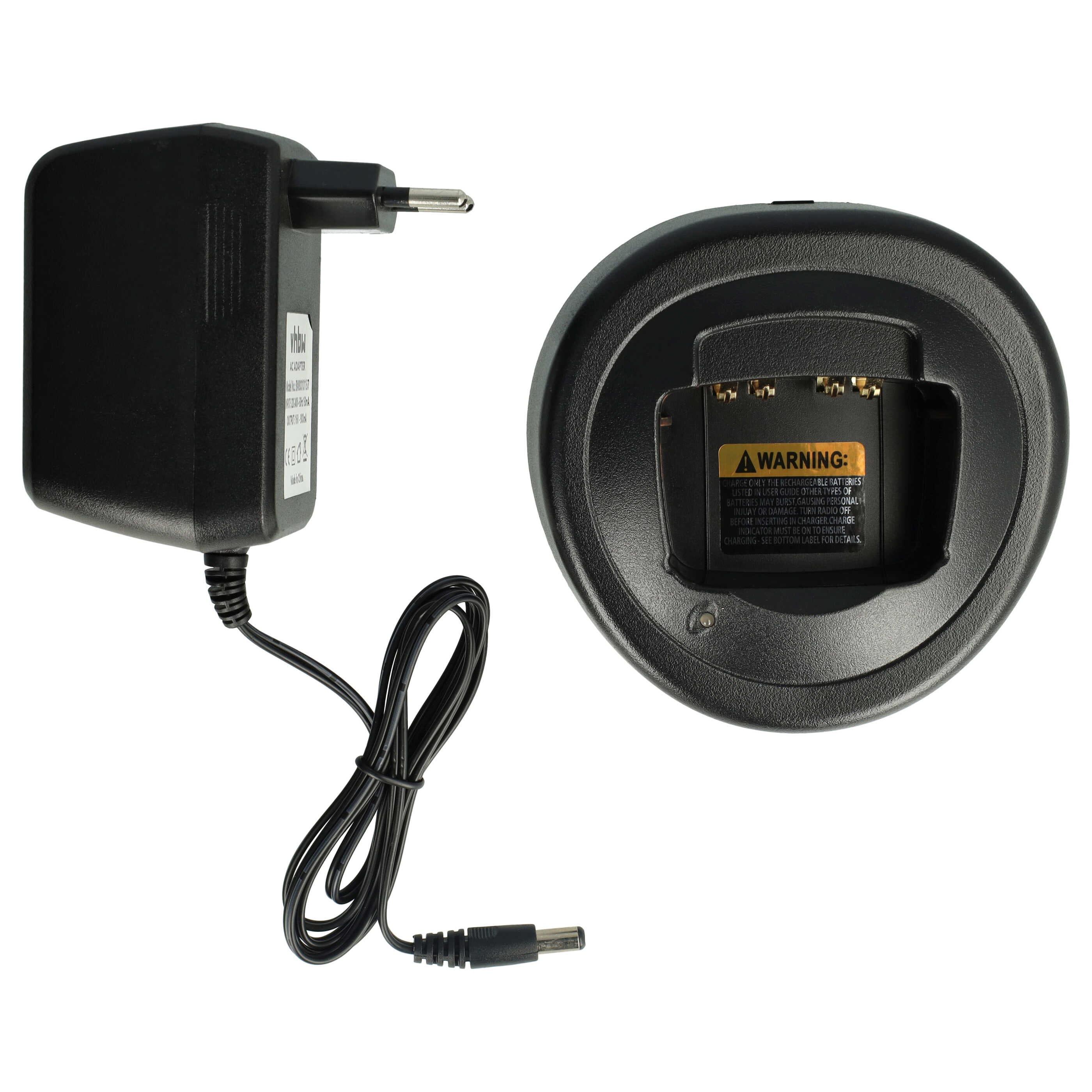 Vhbw Chargeur compatible avec Motorola PTX700, PTX760, Pro7750, Pro9150 ...