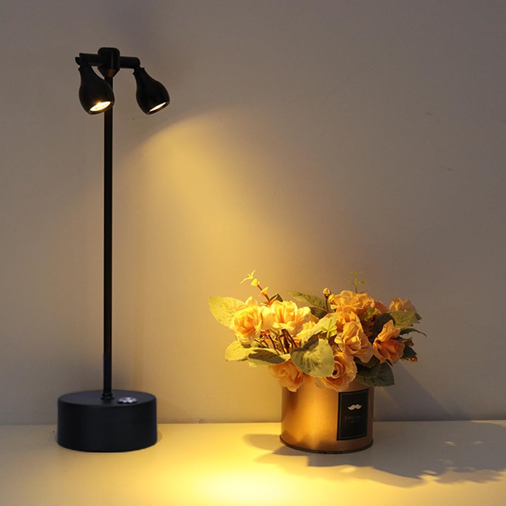 Projecteur LED multi-têtes, lampe de table portable rechargeable sans ...