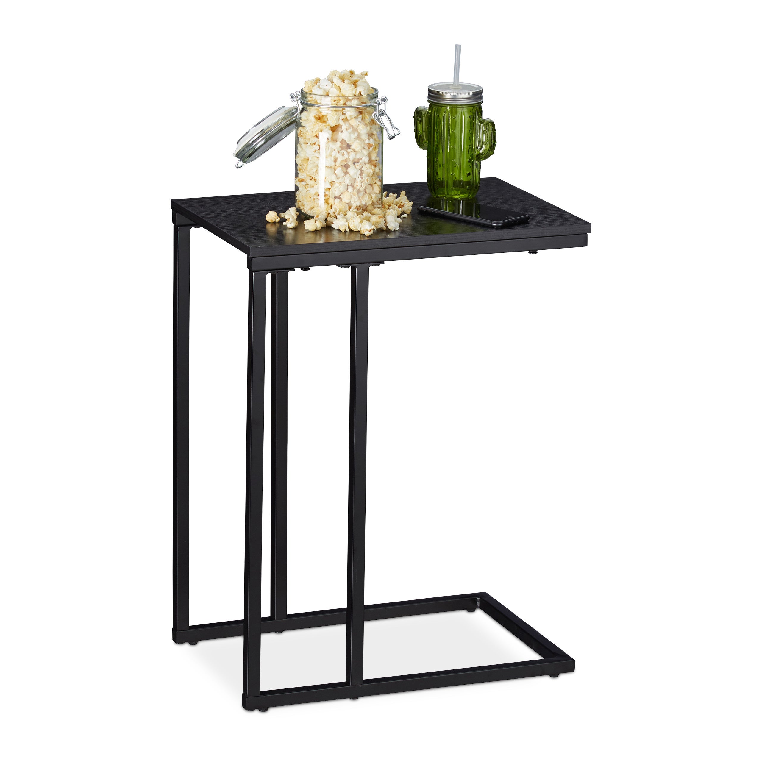Table d’appoint Veilleuse Petit meuble d’angle pour sofa, lit, Métal et ...