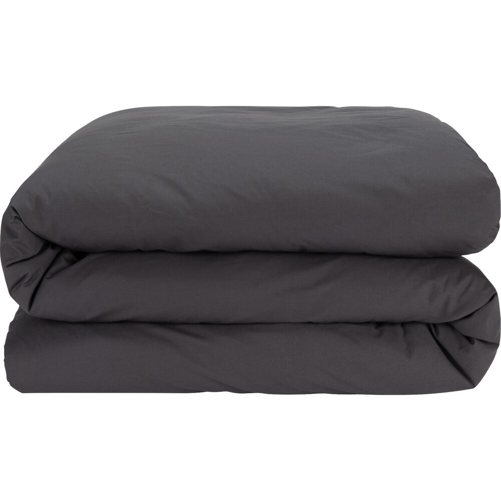 Housse de couette Coton Gris ardoise CALANQUES ALINEA - L200 x larg140 ...