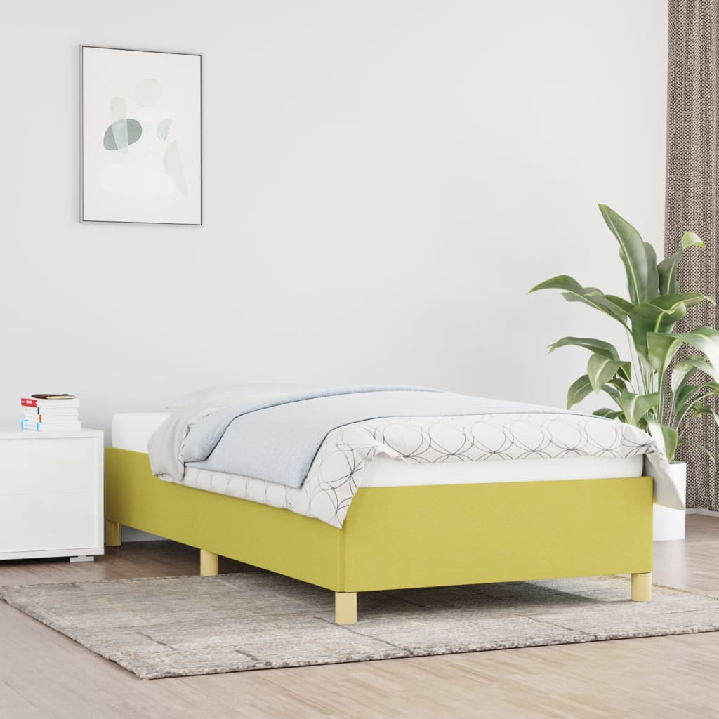 Estructura de cama Verde 90x190 cm Tela | Leroy Merlin