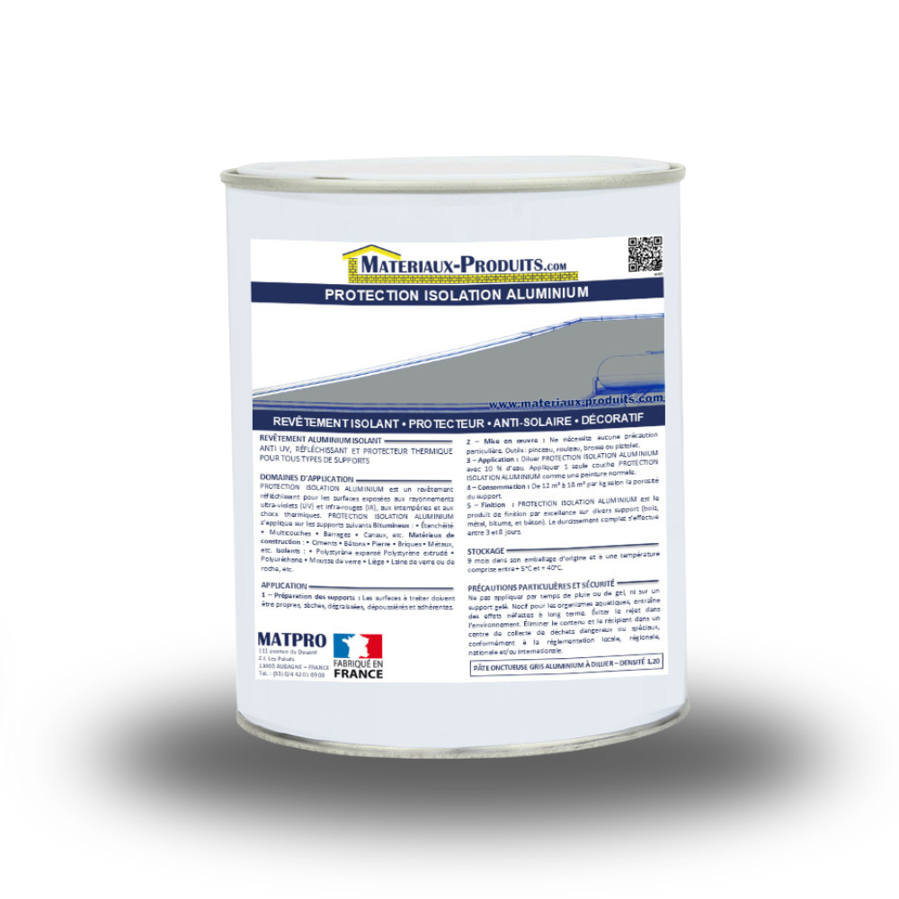 Protection isolation aluminium Pot de 6 Kg | Leroy Merlin