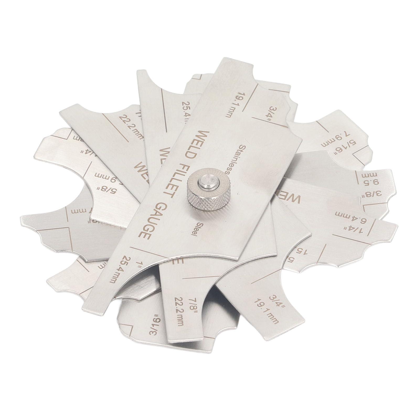 Jauge de cordon de soudure en acier inoxydable, jauge à came de soudage ...