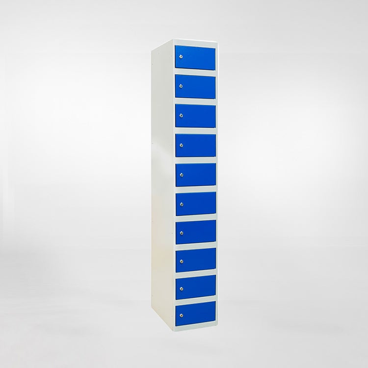 Taquilla metálica casillero de 10 puertas y 10 alturas 180x50x40cm ...