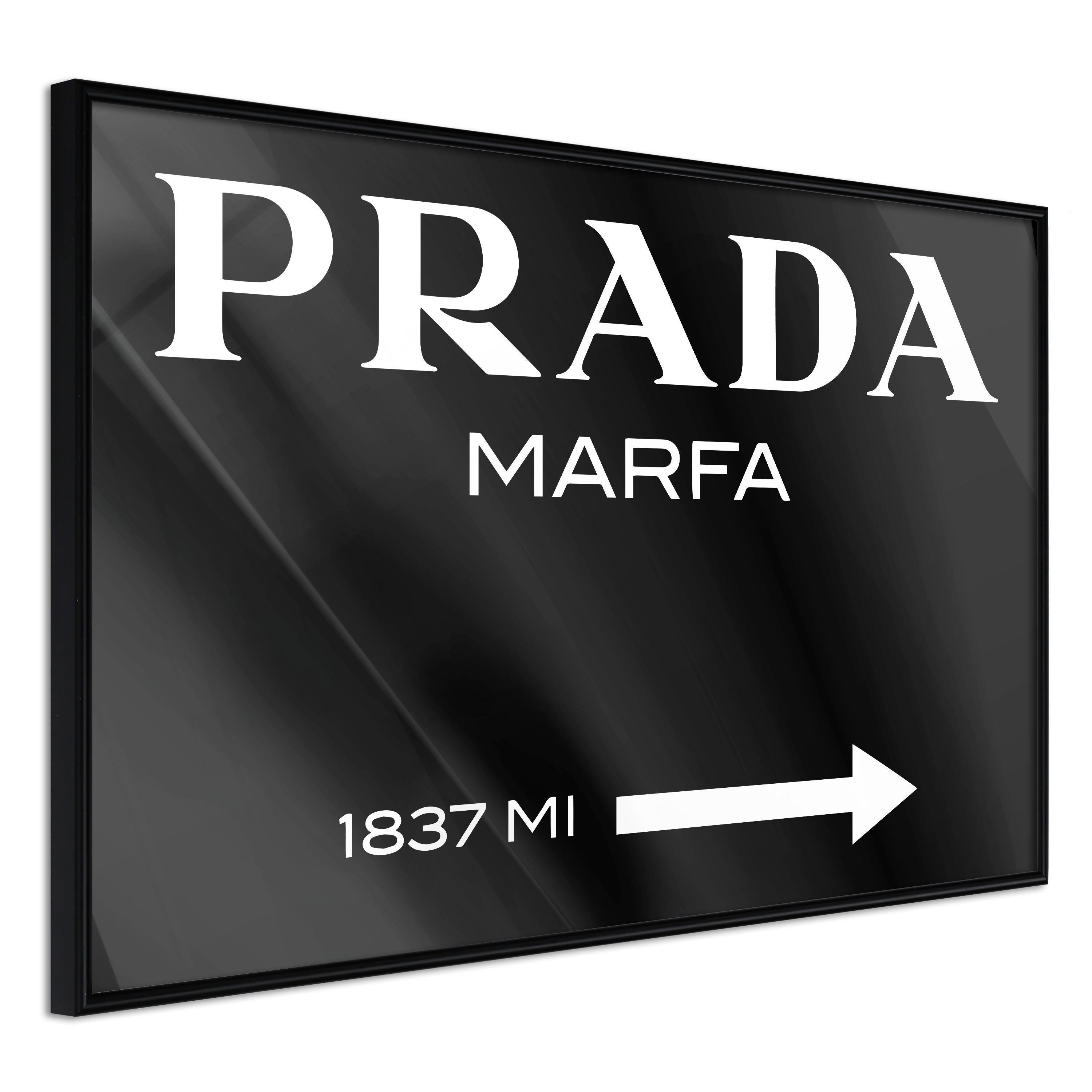 Poster et affiche - Prada (Black) - 60x40 | Leroy Merlin