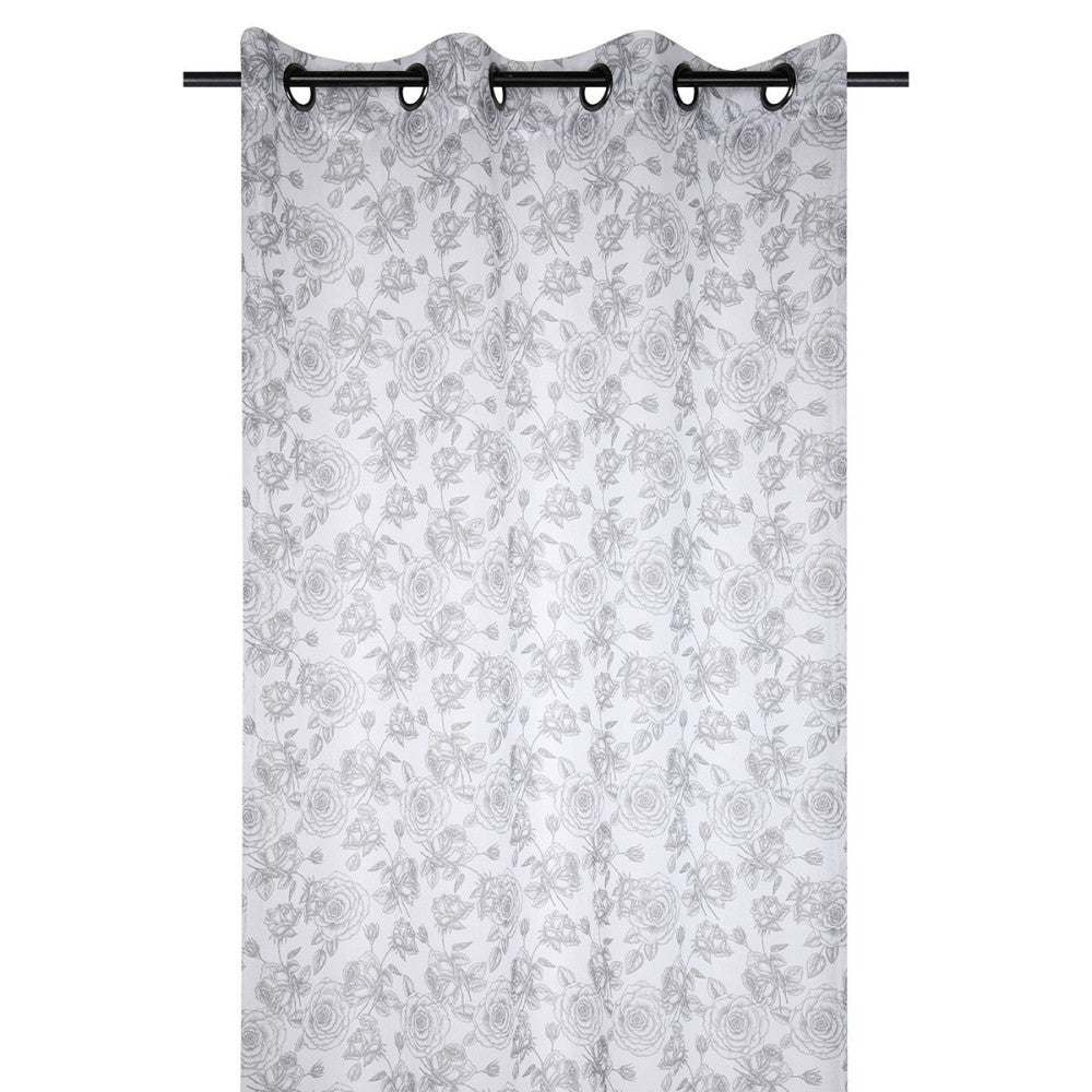 Voilage à œillets 140x260 cm Dorothy perle | Leroy Merlin