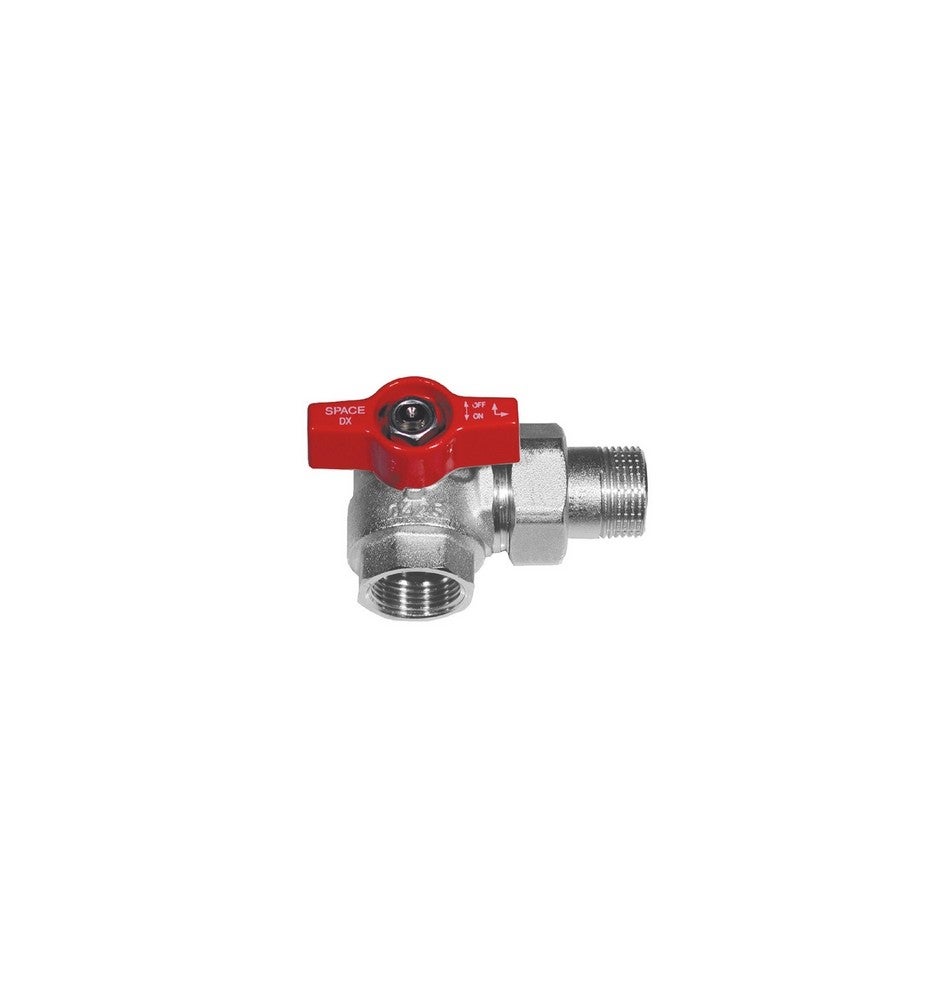Valvola a sfera squadra per collettori maniglia rossa 3/4 sx | Leroy Merlin