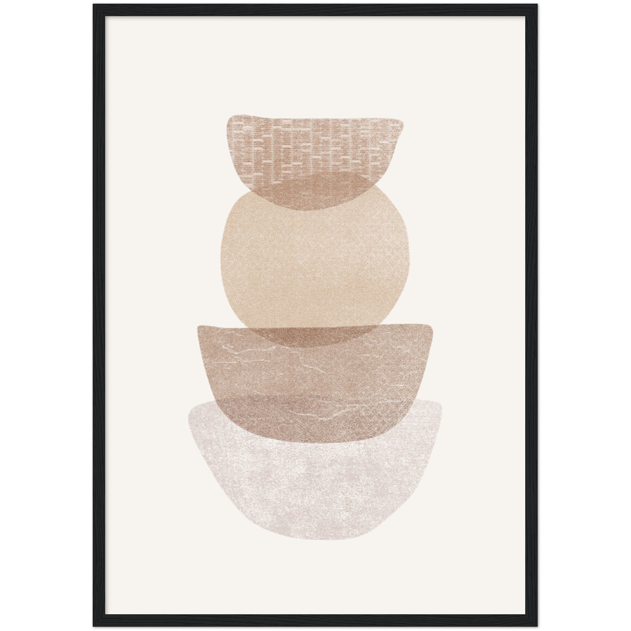 Lámina decorativa para enmarcar STONE CUP 50x70 cm | Leroy Merlin