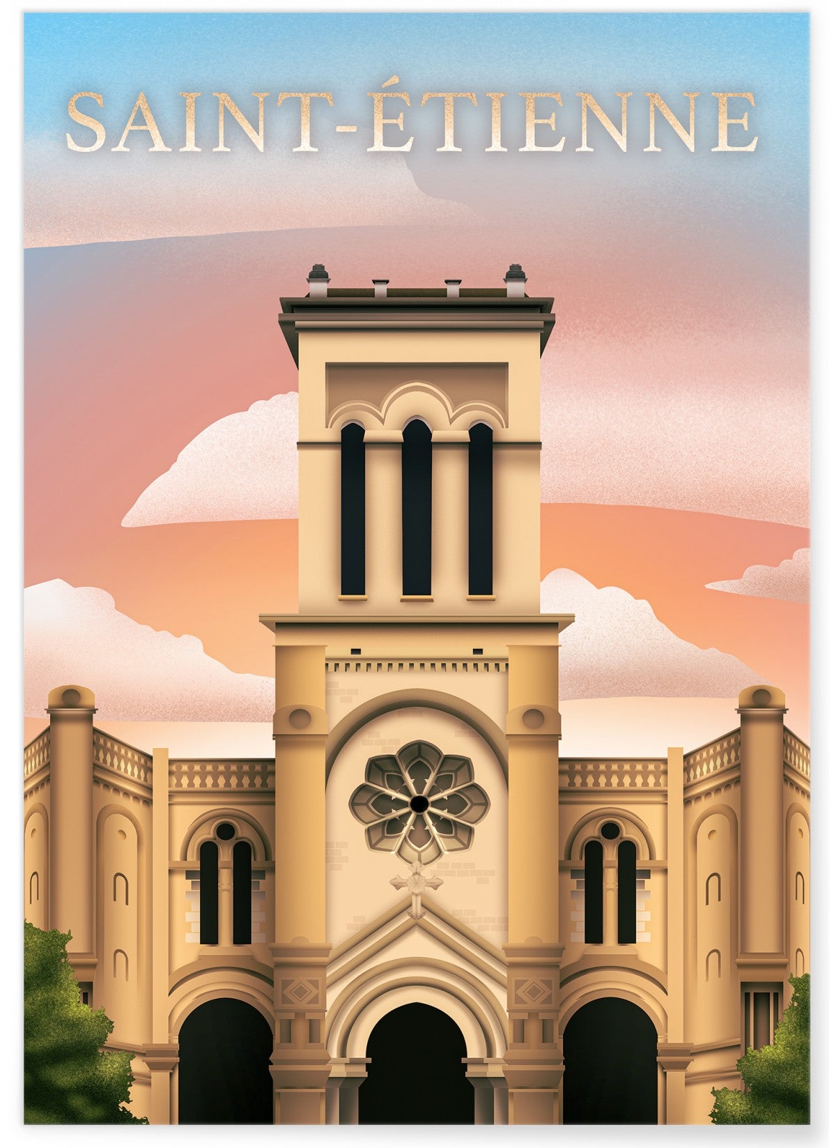 Affiche Saint-Étienne - Format A3 - | Leroy Merlin