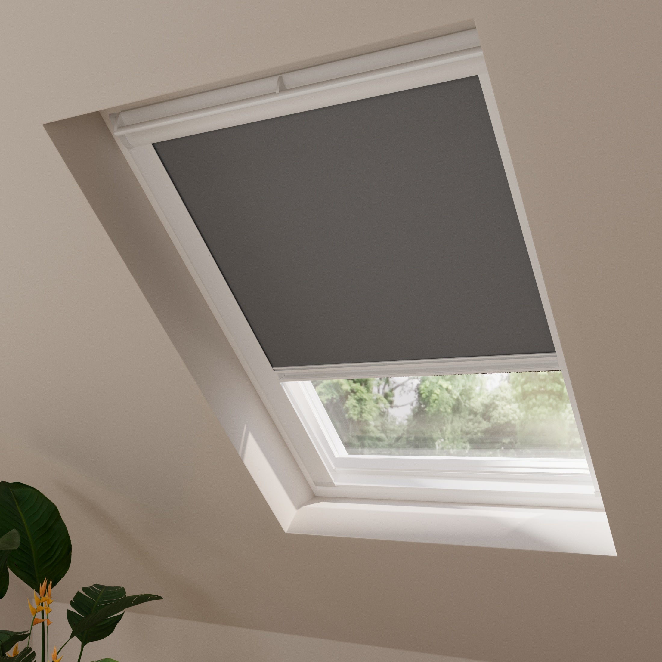 Radeco® Store Enrouleur Trend - Occultant - Gris Foncé - pour Velux ...