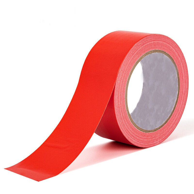 Ruban en tissu simple face de couleur rouge (44 mm de large * 10 mètres ...