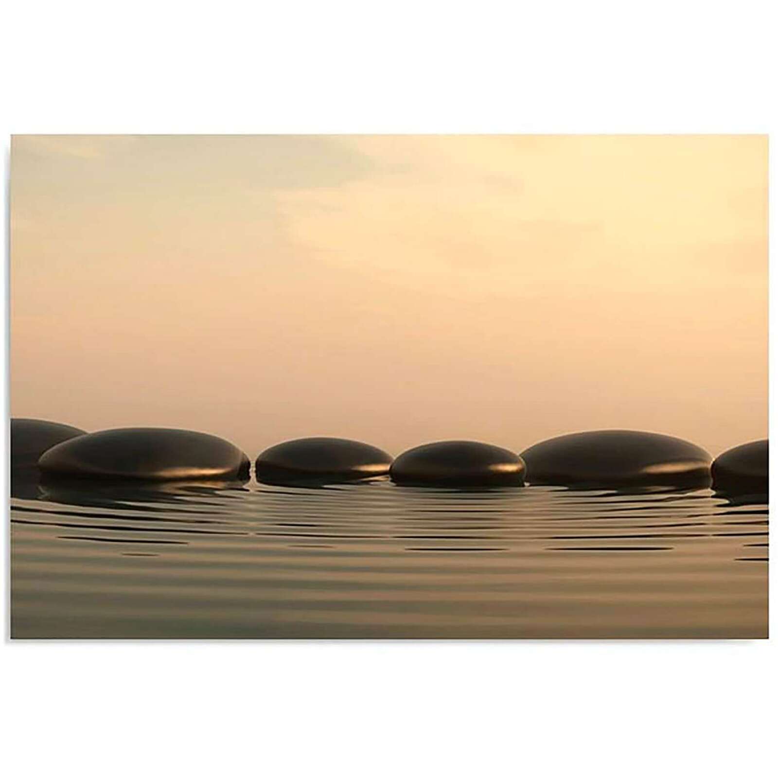 Tableau pierres zen 5 - 50 x 40 cm | Leroy Merlin