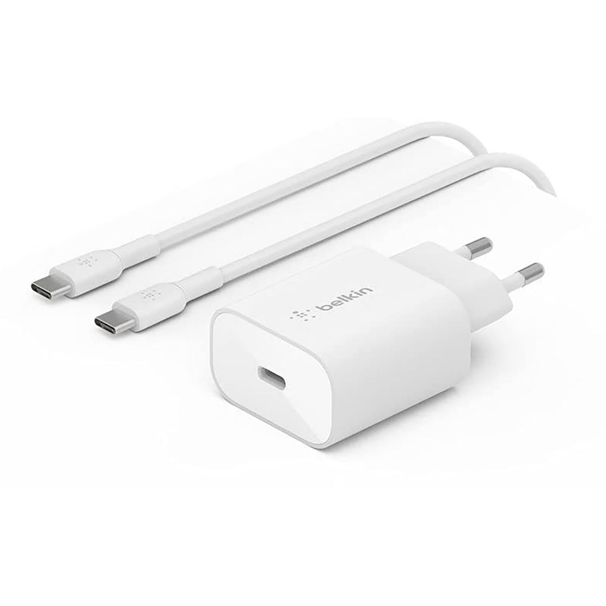 Chargeur secteur BELKIN 25W + cable USB-C vers USB-C | Leroy Merlin