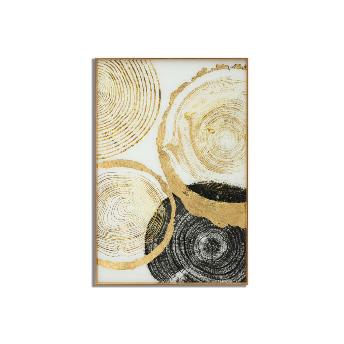 Tableau Déco en Verre "Woody" 60x90cm Multicolore | Leroy Merlin
