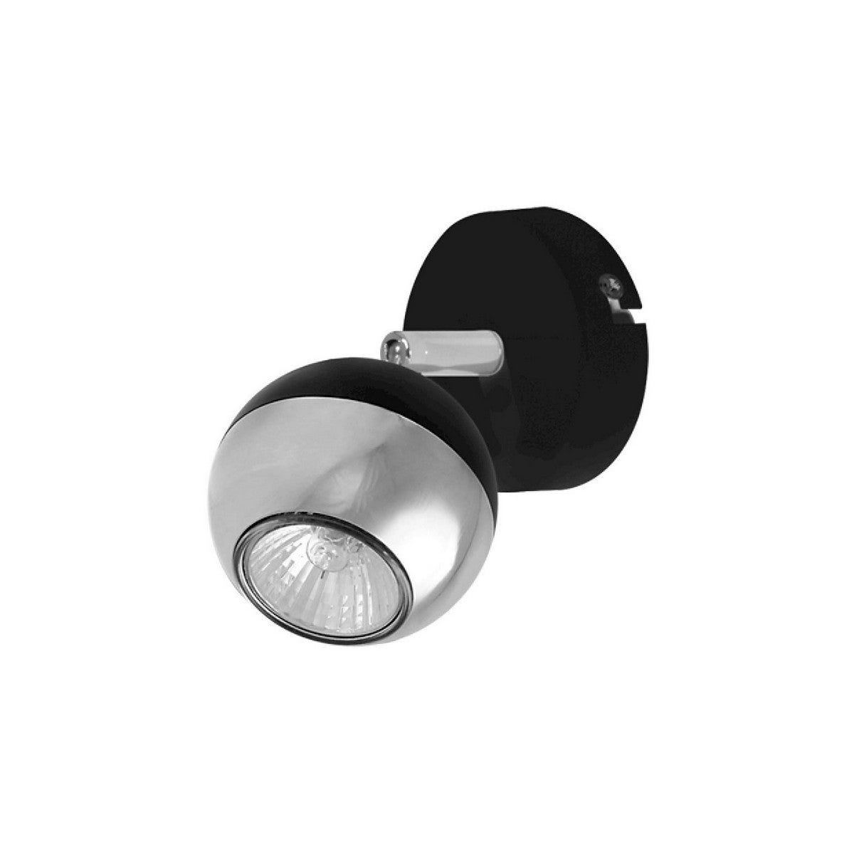 Spot d'Intérieur Bianca, Métal, Noir, Chrome, EPIKASA | Leroy Merlin