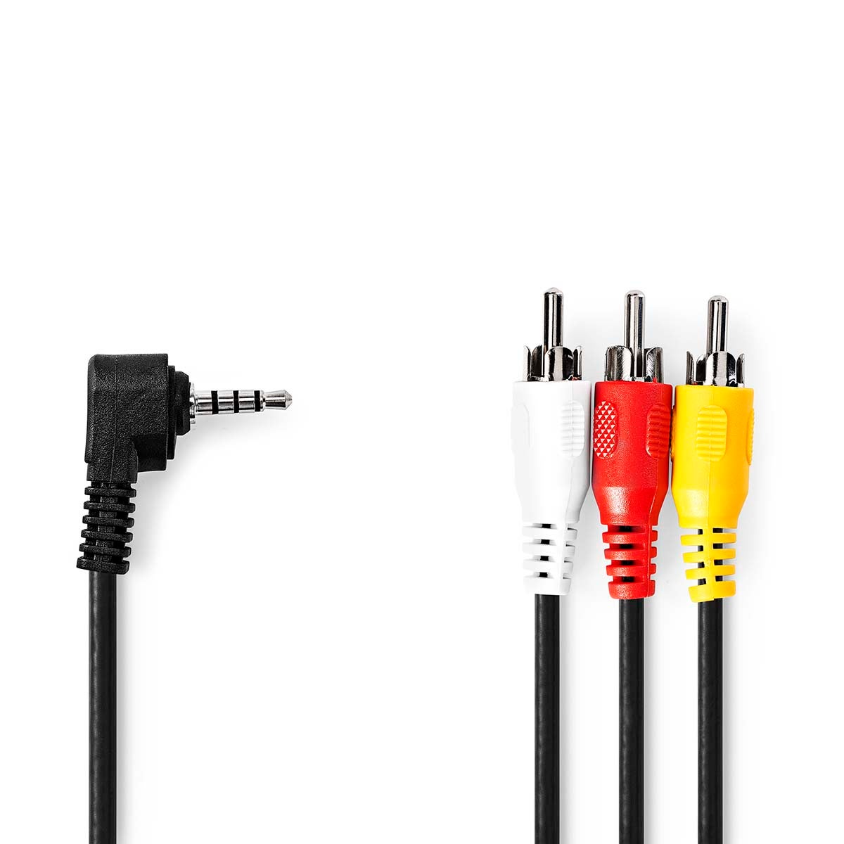 Câble audio vidéo jack 3.5mm mâle vers 3 rca mâle 1 mètre CONECTICPLUS ...