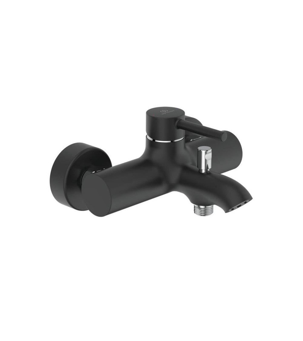 Mitigeur bain-douche mural - KOLVA - Noir - Ideal Standard | Leroy Merlin