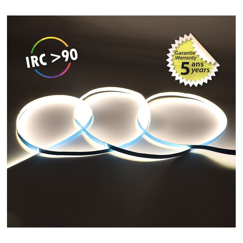 COB LED strip 6000K - 5m - 320 LED/m - 9W/m - IP20 - 24V | Leroy Merlin
