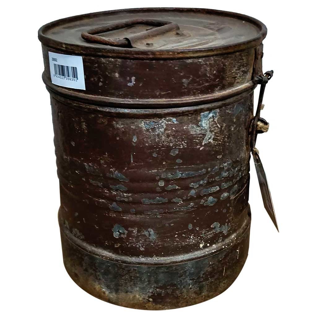 Bidon en métal marron 20x20x24h | Leroy Merlin