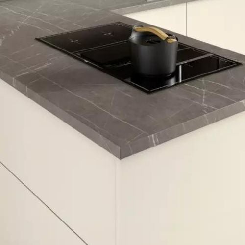 Egger Pietra Grigia plan de travail en stratifié hydrofuge anthracite ...