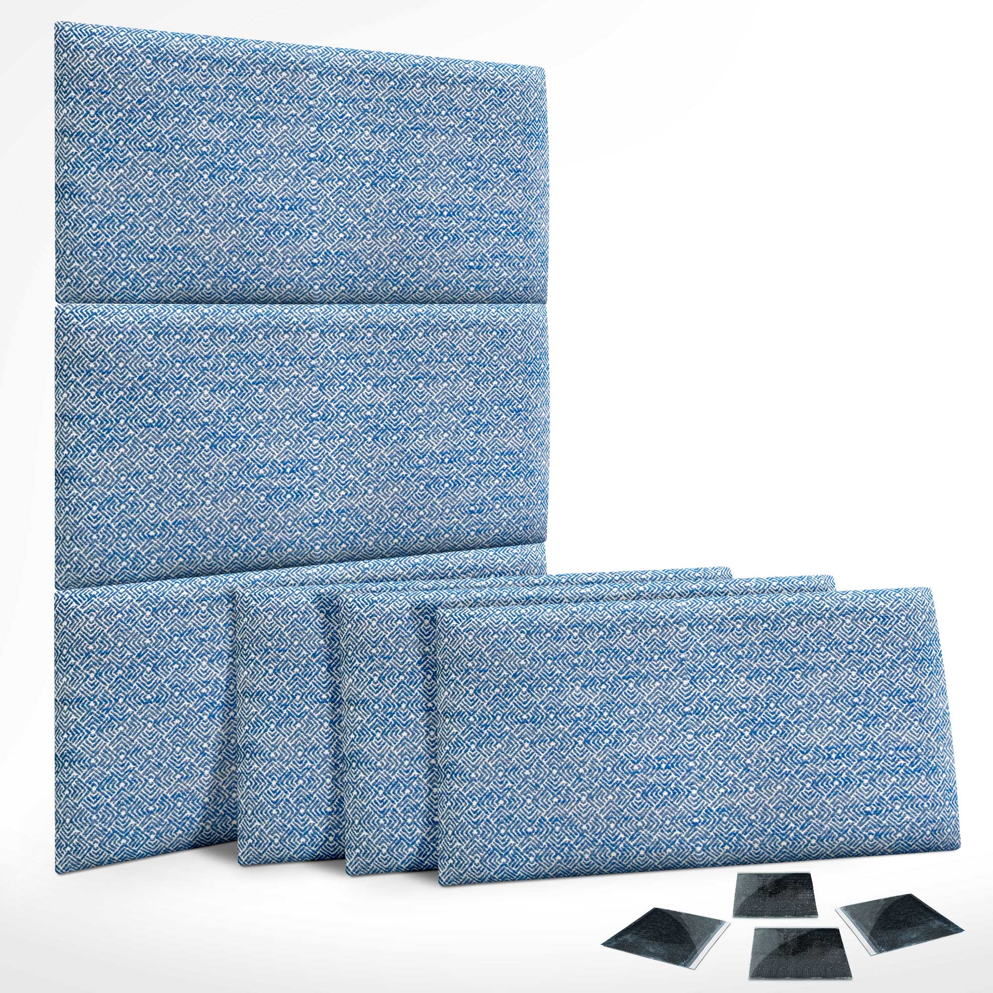 DHOME Juego de 6 Paneles Tapizados Serie Luxury Autoadhesivos para ...