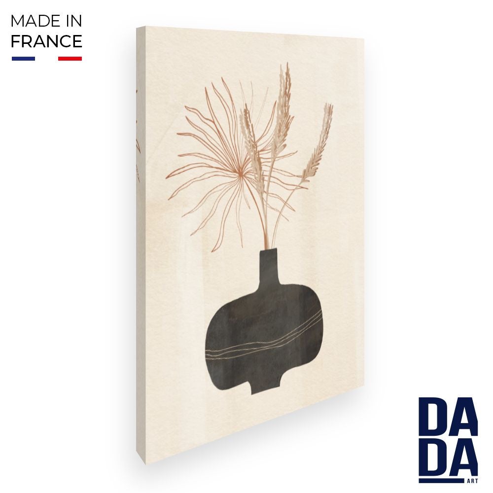 Toile Vase floral / 60x90cm / Fabriqué en France / DADA ART | Leroy Merlin