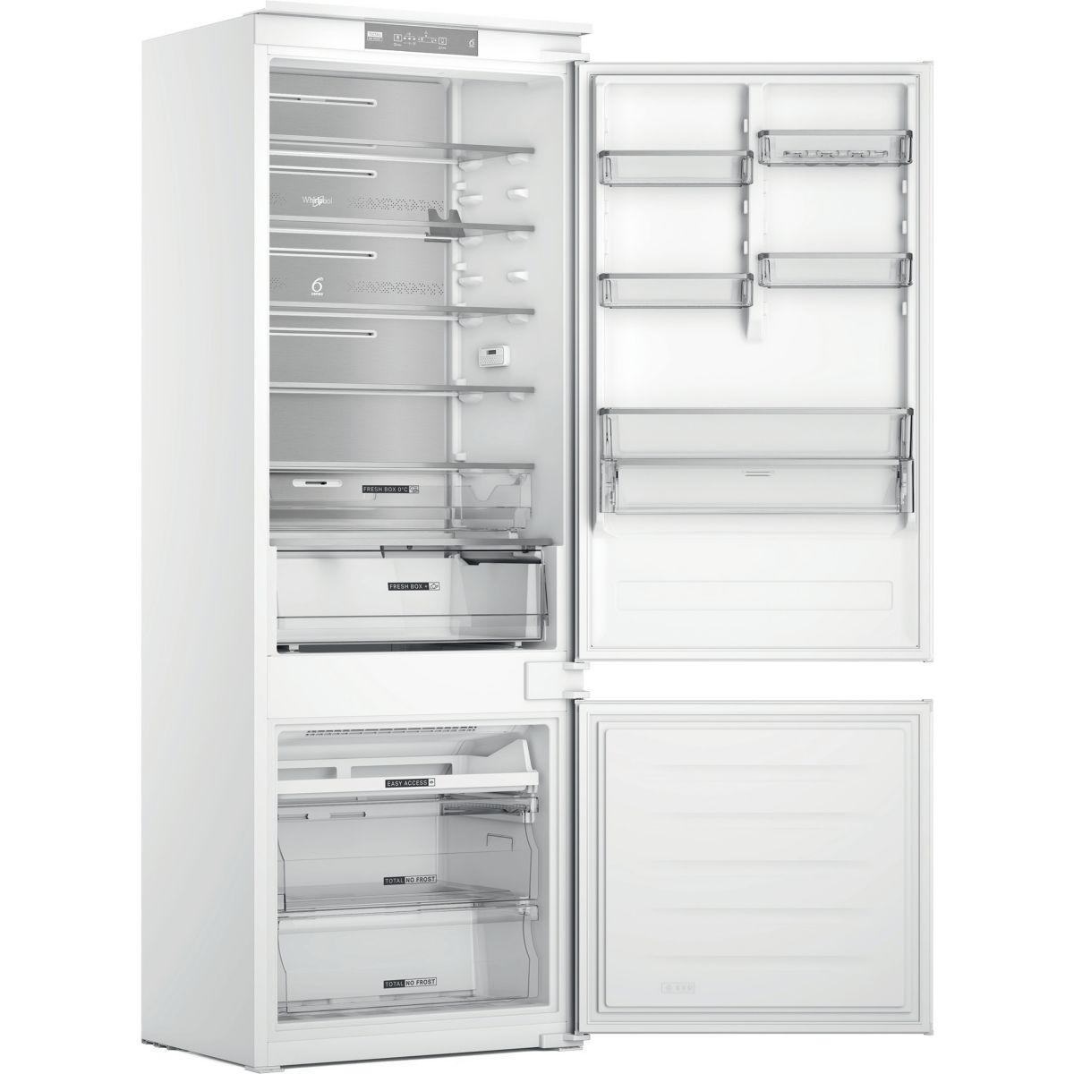 Whirlpool WHSP70T121 Frigorifero da Incasso Combinato 394 Litri Classe ...