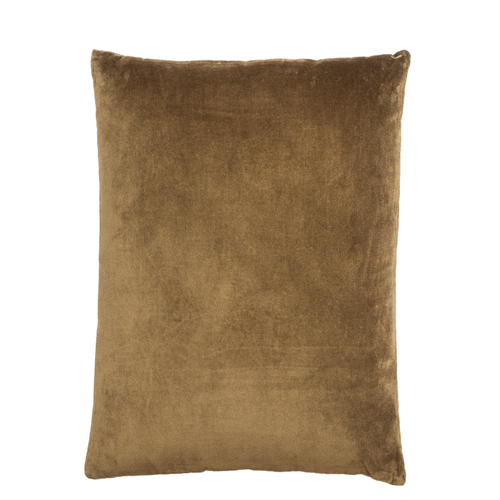 Cojin decorativo color Dry Green de lino con flecos y cierre invisible ...