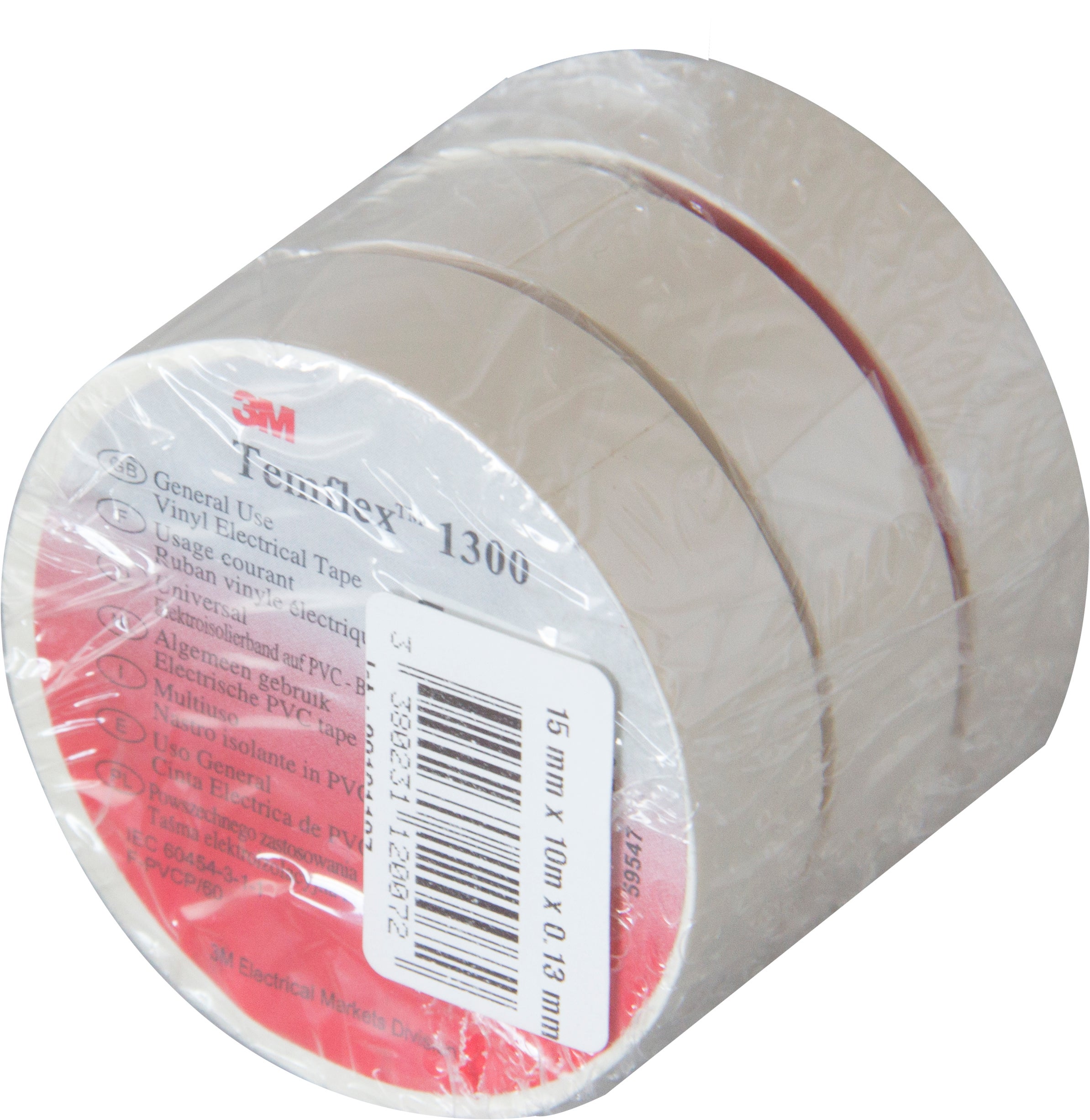 Lot de 3 rouleaux ruban adhésifs 15mm x 10m - Blanc - 3MM | Leroy Merlin
