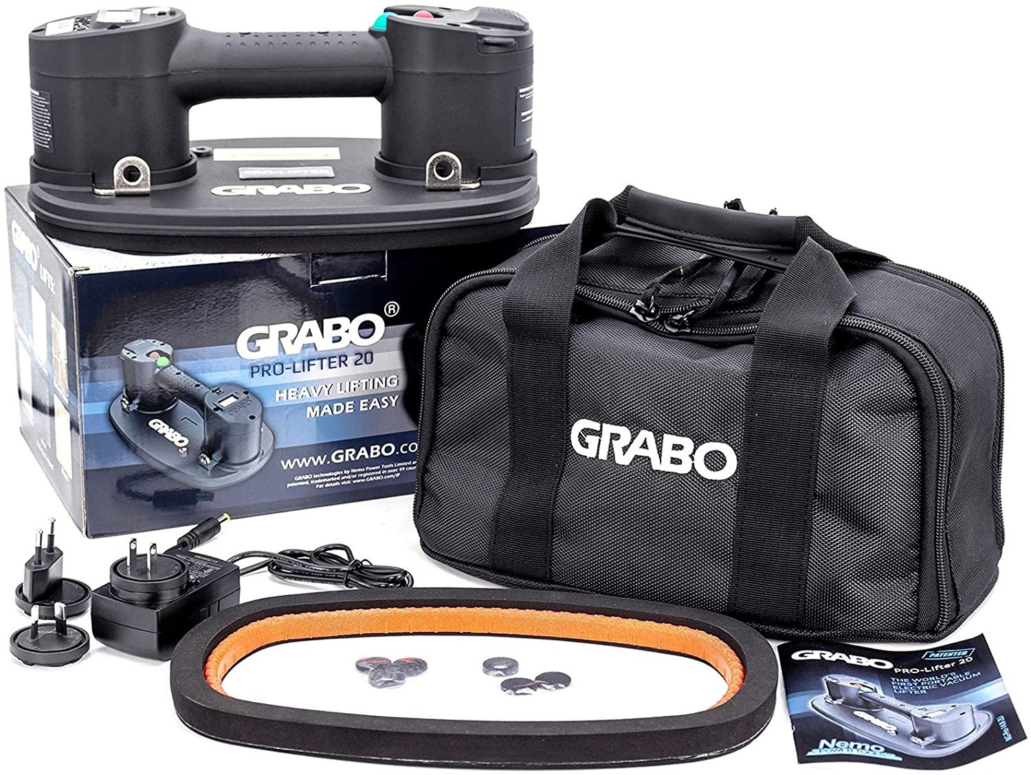 Ventouse électrique NEMO GRABO PRO avec sac de portage | Leroy Merlin