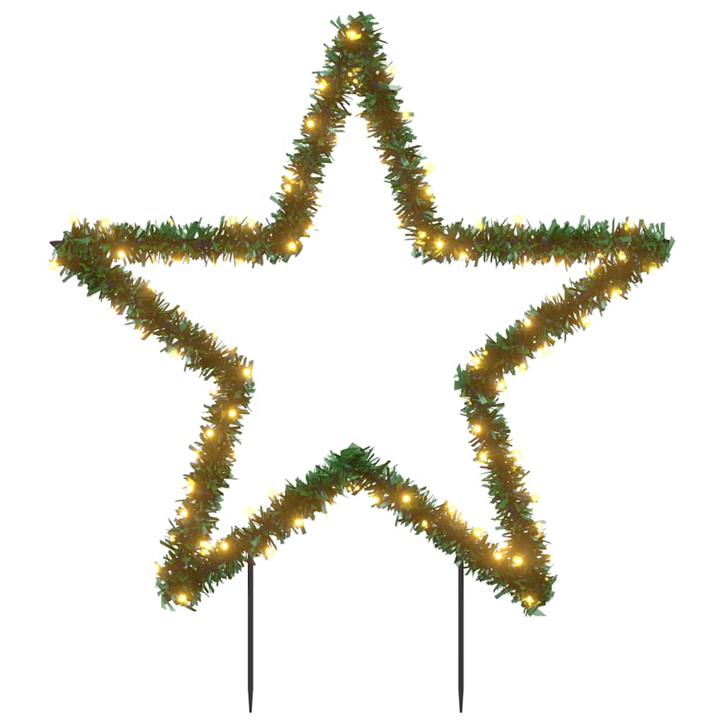 Estrella de luz decorativa Navidad con estacas 115 LED 85 cm | Leroy Merlin