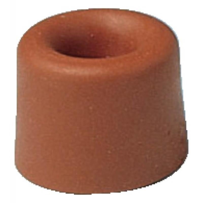 Butoir caoutchouc Ø 31 HT 35 en sachet de 10 pièces coloris marron ...