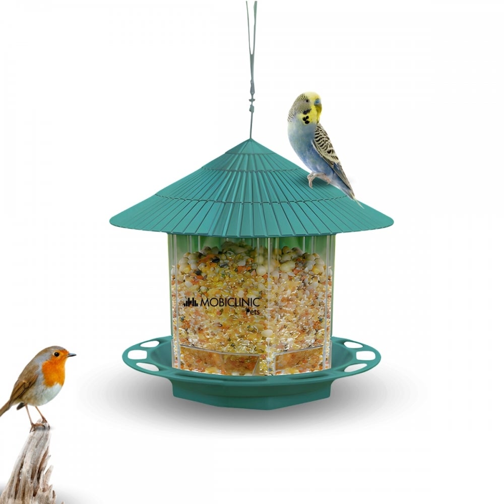 Mobiclinic Mangeoire pour oiseaux sauvages 1,2 L Extérieur 20 x 22 x 20 ...