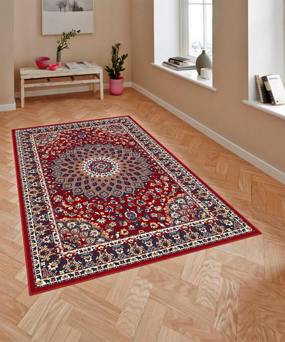 Tapis Royal Shiraz 200 x 300 cm Rouge | GalleryFarah1970 | Leroy Merlin