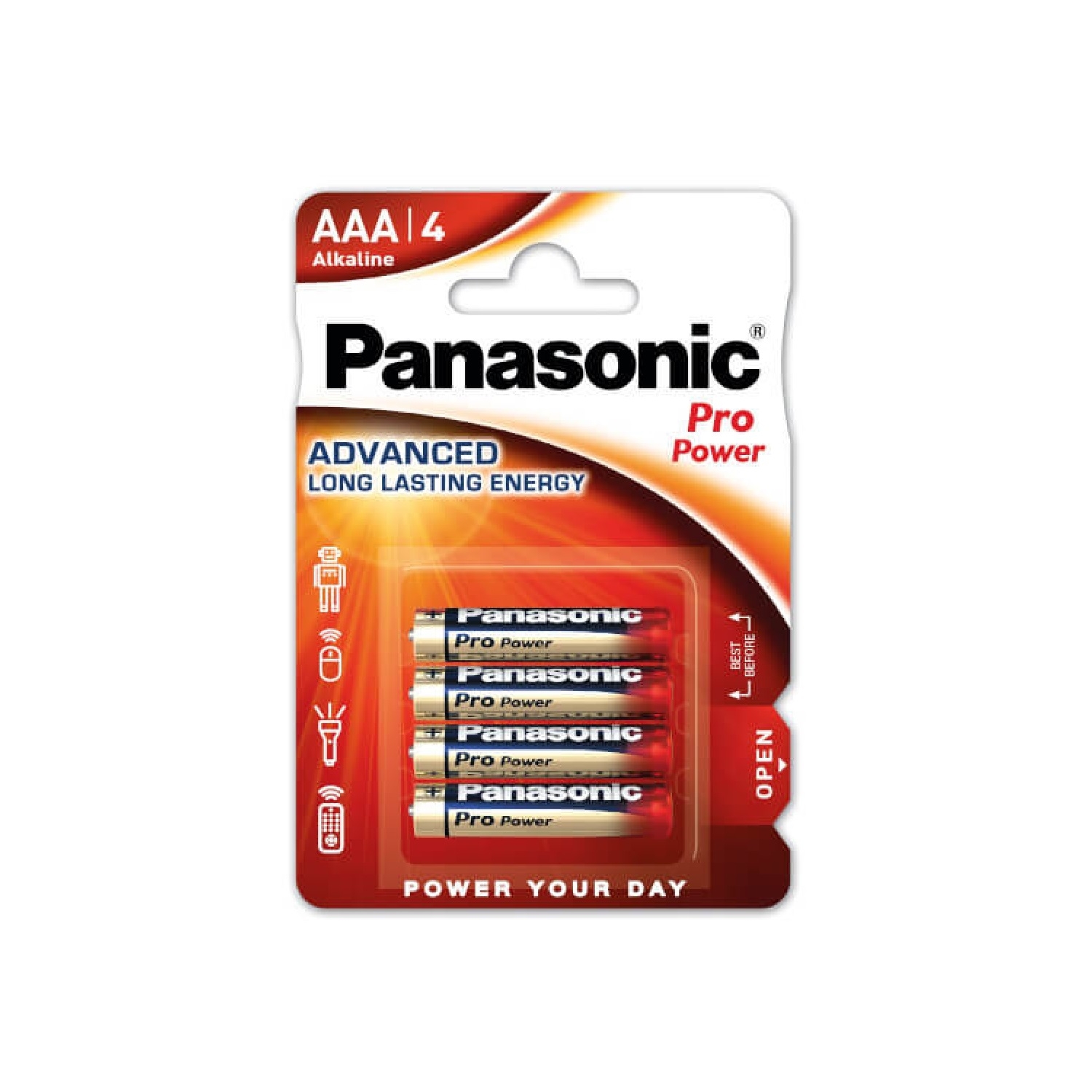 Blíster 4 Pilas Alcalinas 1,5V AAA LR03PPG/4BP Pro Power, 1.5 V ...