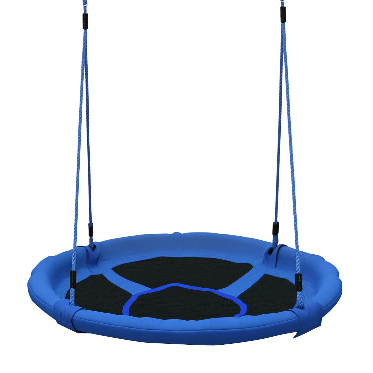 Columpio Nido Infantil Ø100cm Azul Exterior Interior Carga 100kg +3 ...