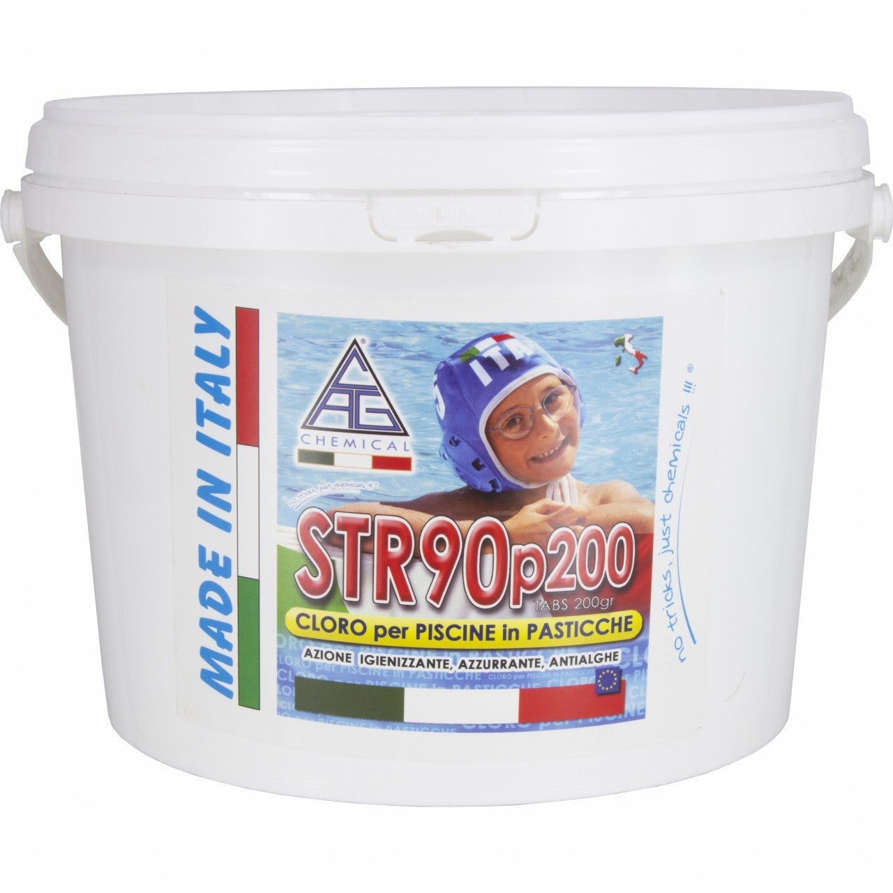 PASTILLES DE CHLORE POUR PISCINE 200 G STR90P200 5 KG | Leroy Merlin